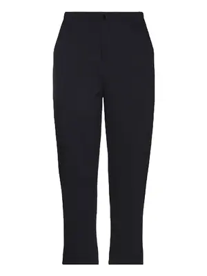 European Culture Straight-Leg Cropped Trousers Blue