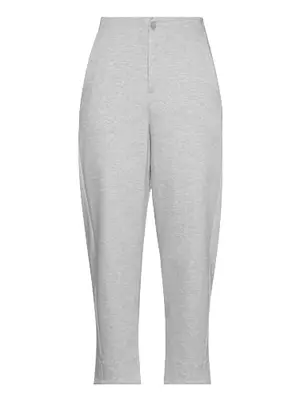 European Culture Straight-Leg Cropped Trousers Grey