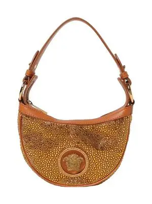 Versace Repeat Mini Shoulder Bag - Brown