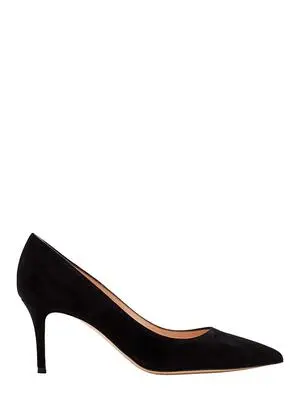 GIANVITO ROSSI Pointed Toe Stiletto Pumps - Black