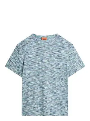Missoni Spacedyed Cottonjersey Tshirt - Turquoise