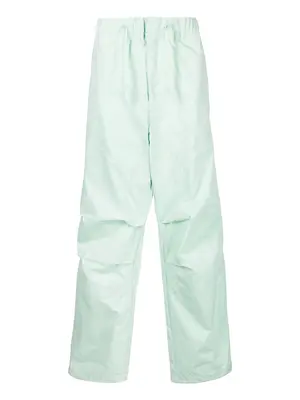 OAMC Drawstring-waist Straight-leg Trousers - Green