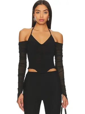 Nbd Kian Corset Top - Black