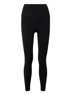 Falke Maximum Warm Stretch-jersey Leggings - Black