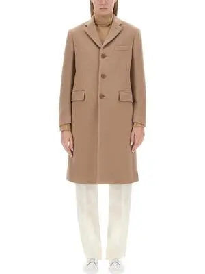 Aspesi Oversize Wool Blend Coat - Beige