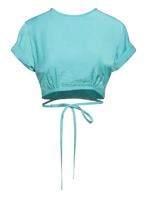 SOALLURE SOALLURE Crop Top Blue