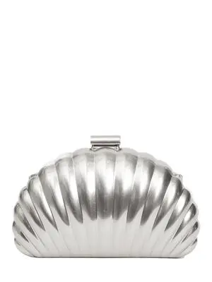 Simkhai SIMKHAI Monet Shell Clutch Silver