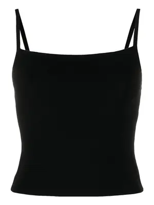 Matteau Square-neck Tank Top - Black