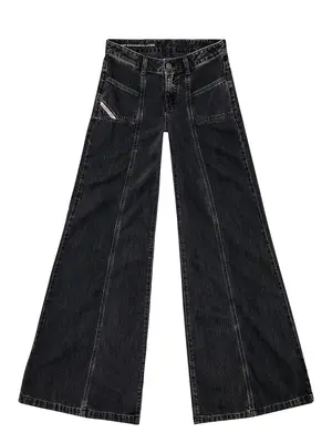 DIESEL D-akii 068hn Bootcut Jeans - Black