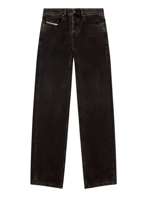 DIESEL 2001 D-macro 09i35 Straight-leg Jeans - Black