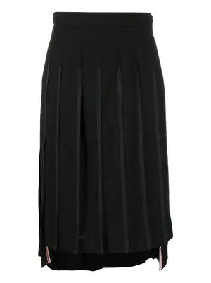 THOM BROWNE Thom Browne High-Waisted Pleated Skirt