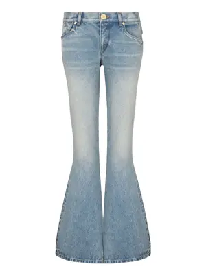 Balmain Western Bootcut Jeans - Blue
