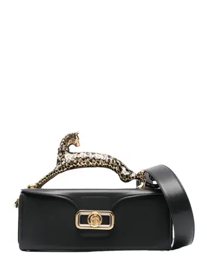 LANVIN Pencil Cat Leather Bag - Black
