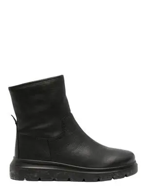 Ecco Nouvelle Leather Ankle Boots - Black