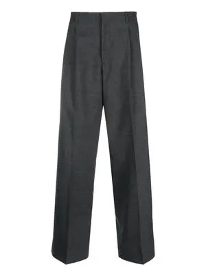SUNFLOWER Tailored Straight-leg Trousers - Grey