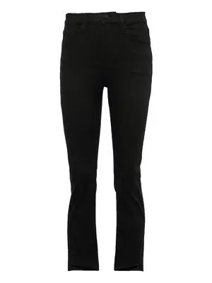 FRAME Frame Le High Straight Cropped Jeans Black