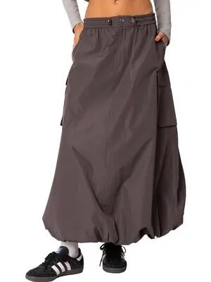 EDIKTED EDIKTED Bubble Hem Maxi Skirt