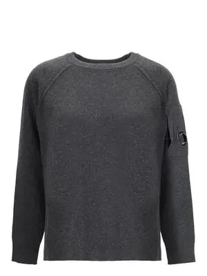 C.P. COMPANY Wool Blend Sweater - Grey