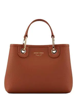 Emporio Armani Myea Small Shopper Tote Bag - Brown
