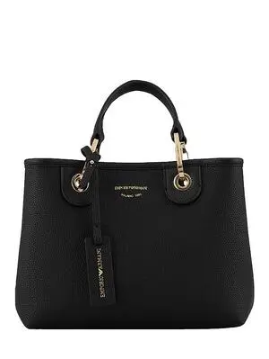 Emporio Armani Myea Small Shopper Tote Bag - Pepper