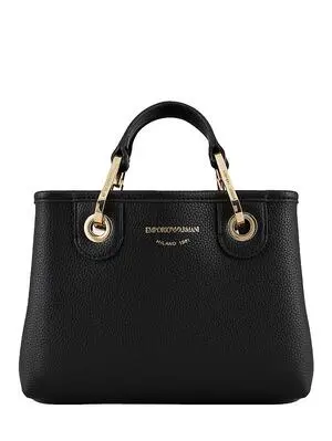 Emporio Armani Myea Mini Shopper Tote - Black