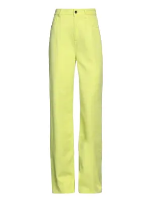 LIU •JO Straight-leg Twill Pants - Green