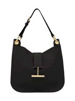 TOM FORD Tara Small Hobo Shoulder Bag - Black