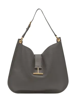 TOM FORD TOM FORD Tara Large Hobo Crossbody Graphite