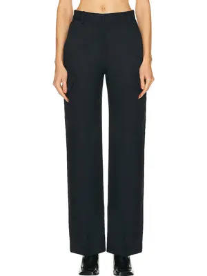 Stella McCartney Tailored Straight Cargo Trousers - Ink