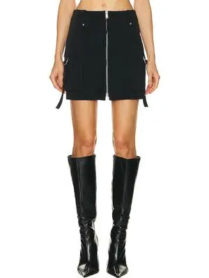 BLUMARINE Blumarine Front Zip Mini Skirt