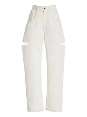 MAISON MARGIELA Cutout Wide-Leg Jeans