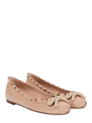 Valentino Garavani Rockstud Ballet Flats - Pink