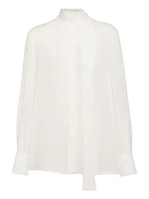 VALENTINO Valentino Tie-Neck Blouse