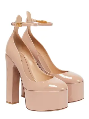 Valentino Garavani Tan-go Platform Pumps - Pink