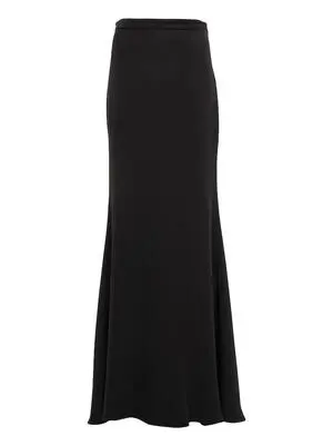 Valentino Garavani Silk Maxi Skirt - Black