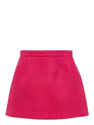Red Valentino Virgin Wool Miniskirt - Pink