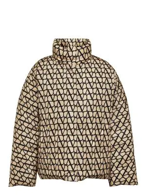 Valentino Garavani Toile Iconographe Down Jacket - Beige