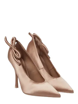 VALENTINO Valentino Garavani Nite-Out Cutout Satin Pumps