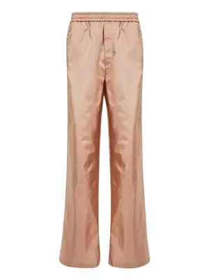 Valentino Garavani Wide-leg Track Pants - Beige