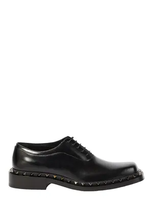 Valentino Garavani Rockstud Oxford Shoes - Black