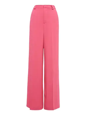 Red Valentino High-rise Wide-leg Pants - Pink