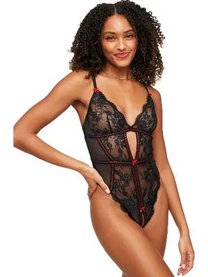 Victoria's Secret Adore Me Laylia Teddy - Black