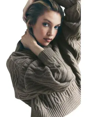 ALO Cable Knit Winter Bliss Hoodie