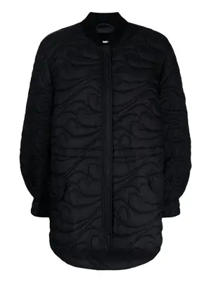JNBY Drawstring-waist Quilted Jacket - Black