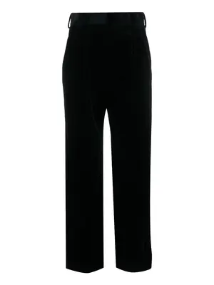 BLAZÉ MILANO Fox Straight-leg Trousers - Black