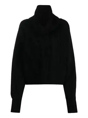 SA SU PHI SA SU PHI Roll-Neck Ribbed Jumper