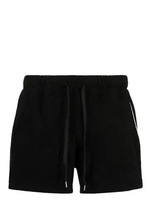 BLUE SKY INN Waiter Cotton Terry-cloth Shorts - Black