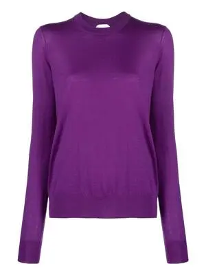 Zadig&Voltaire Emma Open-back Wool Jumper - Purple