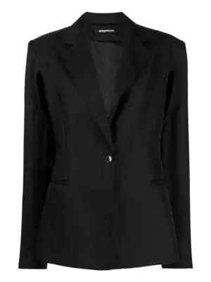 BOYAROVSKAYA Boyarovskaya Cut-Out Single-Breasted Blazer