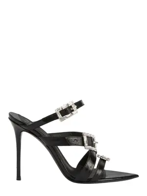 GIUSEPPE ZANOTTI 105mm Intriigo Orely Sandals - Black
